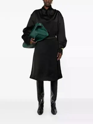 TOTEME Paneled Satin Midi Skirt