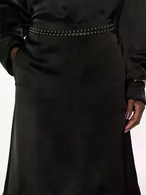 TOTEME Paneled Satin Midi Skirt