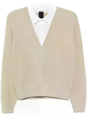 JUUN.J Patchwork Design Jumper