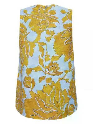 La DoubleJ La Scala Cotton-blend Top