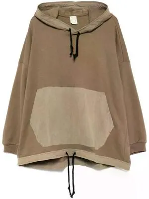 JAN JAN VAN ESSCHE Paneled Hoodie - Neutrals