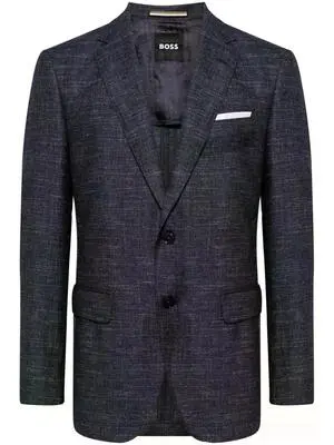 BOSS Single-breasted Blazer - Blue