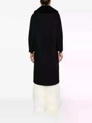 YVES SALOMON Belted Felted-wool Coat