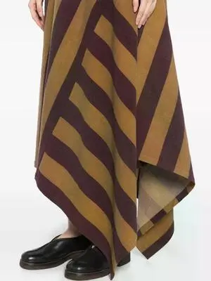 UMA WANG Striped Asymmetric Dress