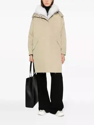 YVES SALOMON Hooded Midi Parka