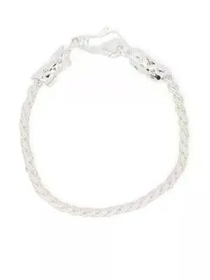 Emanuele Bicocchi Ice Braided Bracelet - Silver