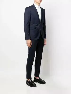 Tagliatore Slim-cut Two-piece Suit - Blue