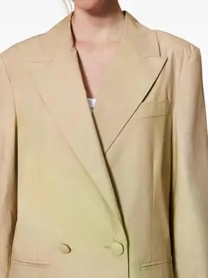 TWINSET Double-breasted Poplin Blazer