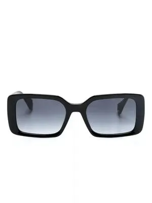 GIGI STUDIOS Rectangle-frame Gradient Sunglasses - Black