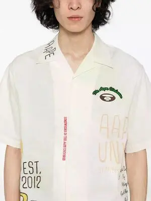 AAPE BY *A BATHING APE Logo-embroidered Shirt