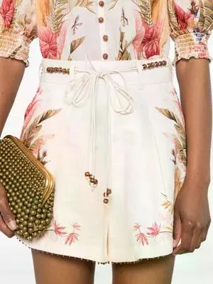 Zimmermann Ascension Tuck Shorts