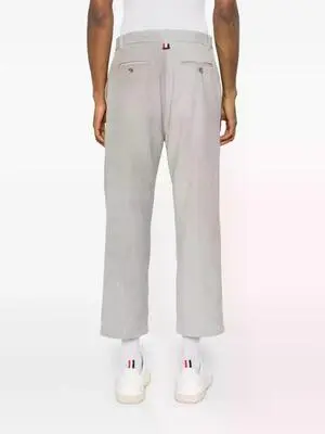 Thom Browne Mid-rise Straight-leg Trousers