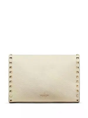 Valentino Garavani Small Rockstud Shoulder Bag - Neutrals