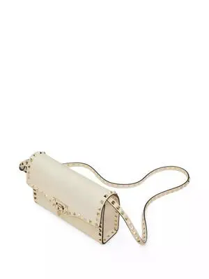 Valentino Garavani Small Rockstud Shoulder Bag - Neutrals