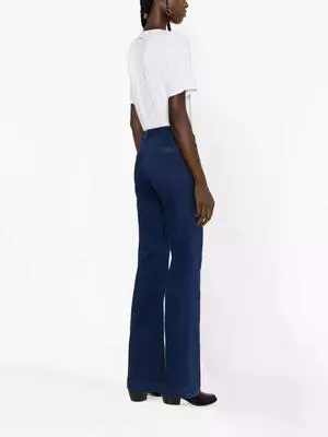 FRAME High-waisted Flared Jeans - Blue