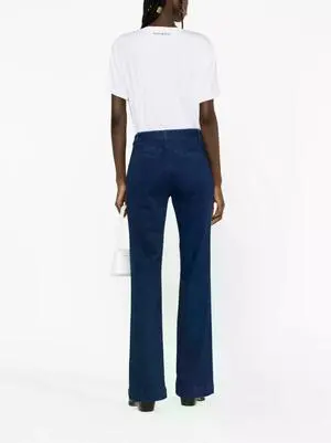FRAME High-waisted Flared Jeans - Blue