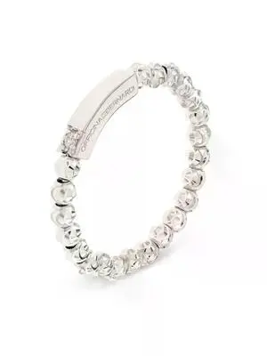 OFFICINA BERNARDI 18kt White Gold Moon Diamond Ring - Silver