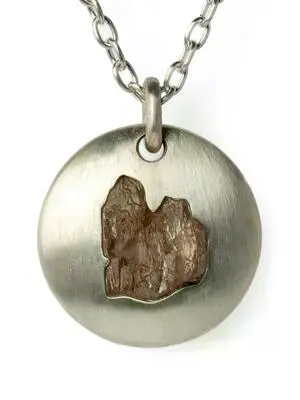 PARTS OF FOUR Disk Necklace - Silver