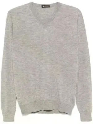Colombo V-neck Cashmere-silk Blend Sweater