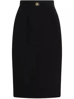 Dolce & Gabbana Logo-plaque Pencil Skirt