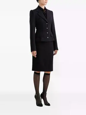 Dolce & Gabbana Logo-plaque Pencil Skirt