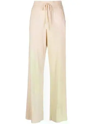 Max & Moi Ribbed Wide-leg Trousers