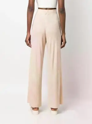 Max & Moi Ribbed Wide-leg Trousers
