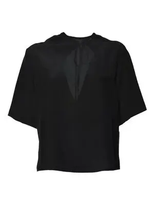 COVERT Open-back Blouse - Black