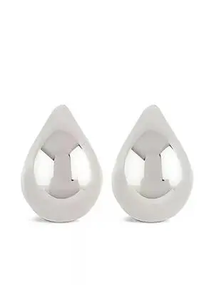 DINNY HALL Small Scoop Earrings - Silver