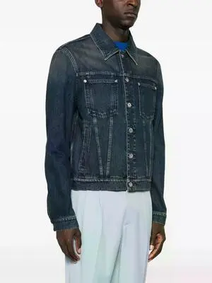 LANVIN Logo-patch Denim Jacket
