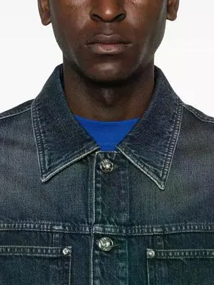 LANVIN Logo-patch Denim Jacket