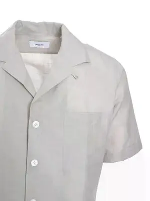 LARDINI Short-sleeve Button-up Shirt
