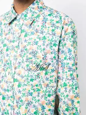 MARINE SERRE Floral-print Shirt