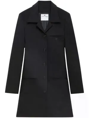 Courreges Button Detailed Coats For Women