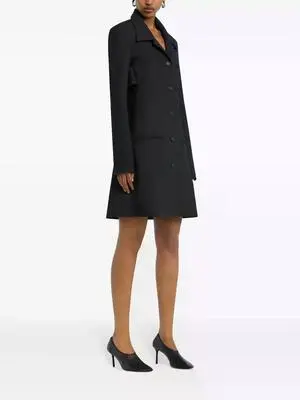 COURREGES A-line Coat - Black