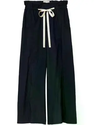 Plan C Drawstring Straight-leg Trousers