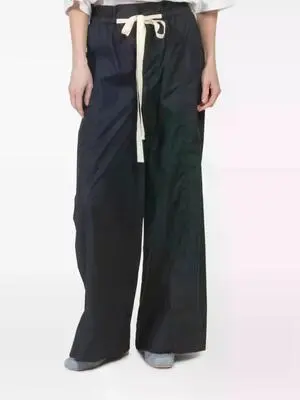 Plan C Drawstring Straight-leg Trousers