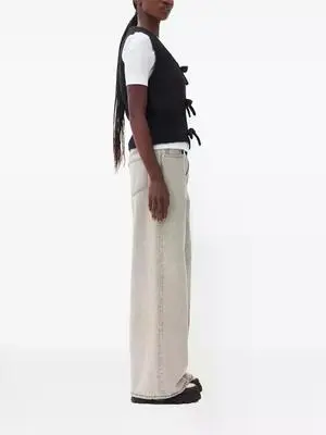 GANNI Knitted Tie String Vest