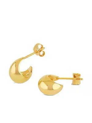 DINNY HALL Mini Scoop Earrings - Gold