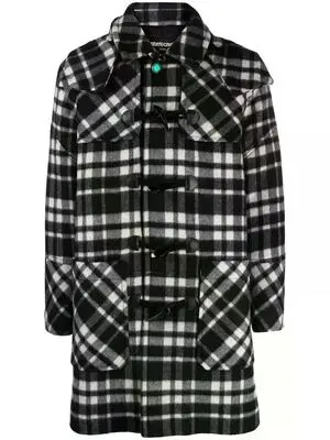 Roberto Cavalli Check-patterned Duffle Coat