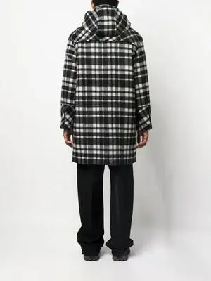 Roberto Cavalli Check-patterned Duffle Coat