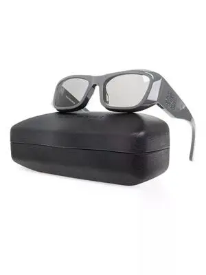 Balenciaga Rectangle-frame Sunglasses - Black