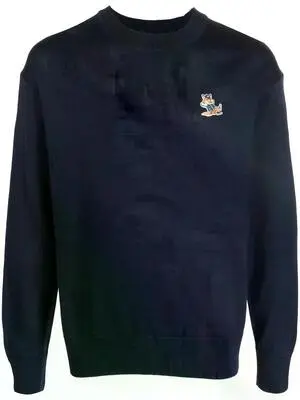 Maison Kitsuné Embroidered Fox-patch Sweatshirt
