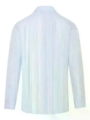 BARBA NAPOLI Micro-stripe Shirt - Blue