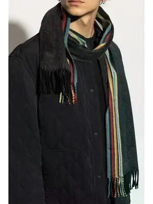 Paul Smith Signature Stripe Cashmere Scarf