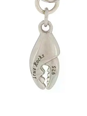 TRUE ROCKS Crab Claw Hoop Earring - Silver