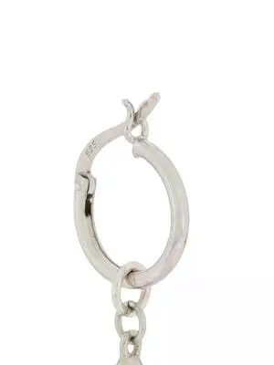 TRUE ROCKS Crab Claw Hoop Earring - Silver