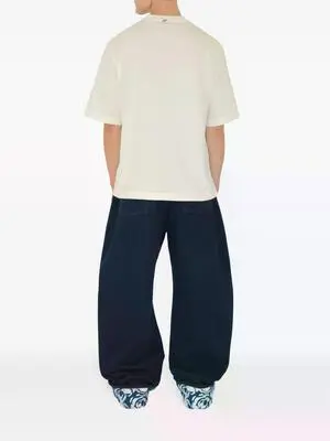 Burberry Ekd Logo-patch Cotton T-shirt