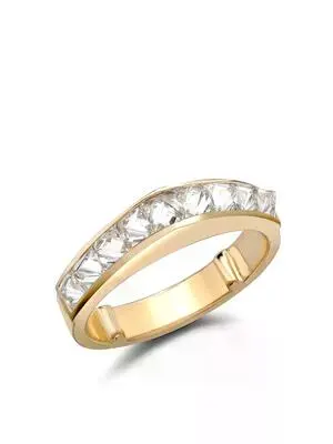 PRAGNELL 18kt Yellow Rockchic Peaked Diamond Ring - Gold