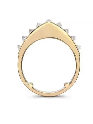 PRAGNELL 18kt Yellow Rockchic Peaked Diamond Ring